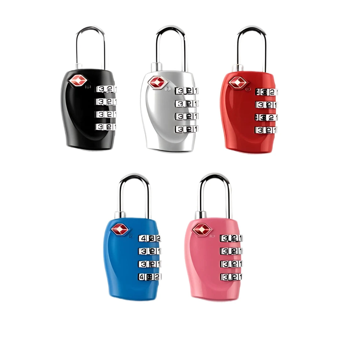 TSA-Approved Travel Padlock: Ultimate Luggage Security | Luggage Straps